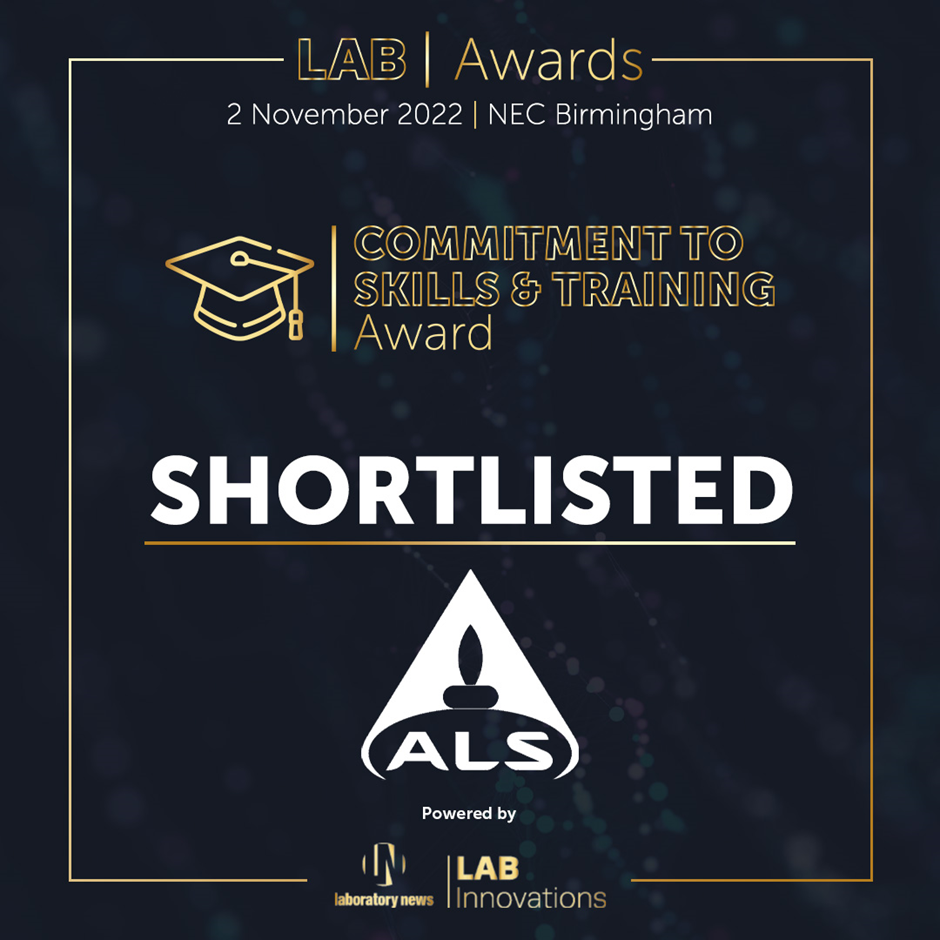 Lab Innovations Awards | ALS Testing